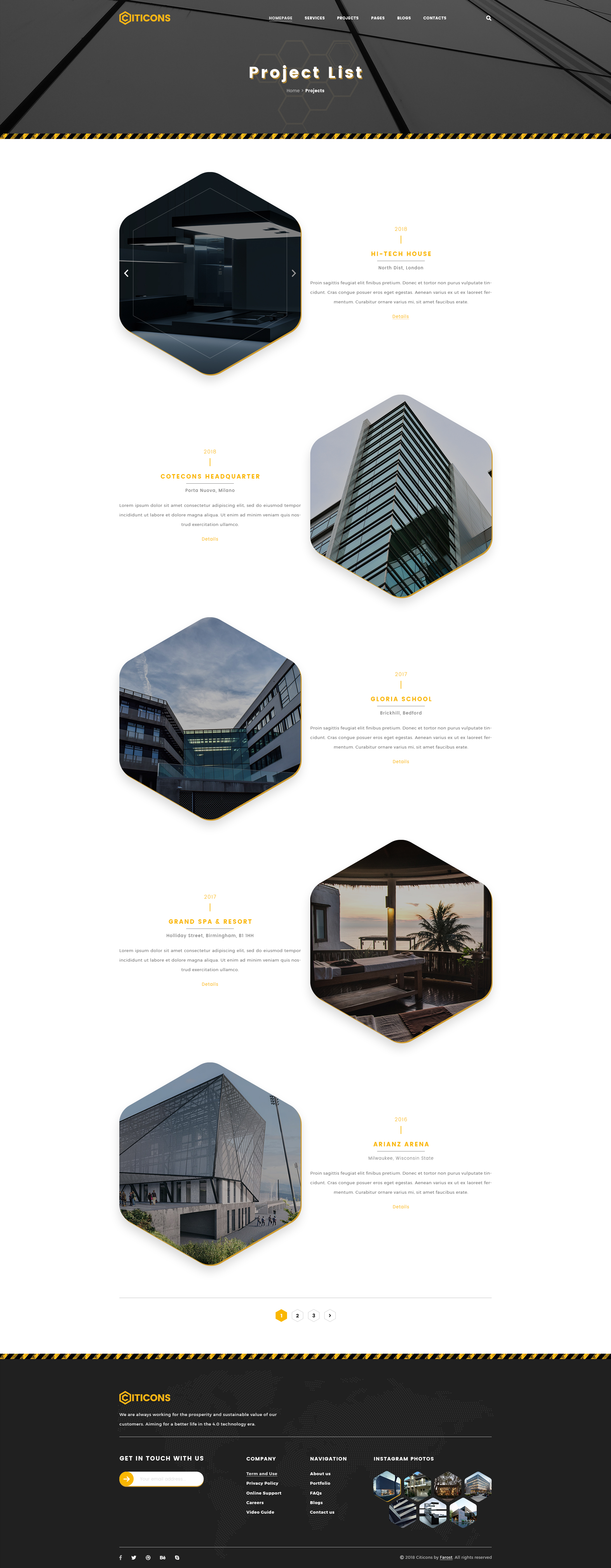 Citicons - Construction & Building PSD Template by Farost | ThemeForest